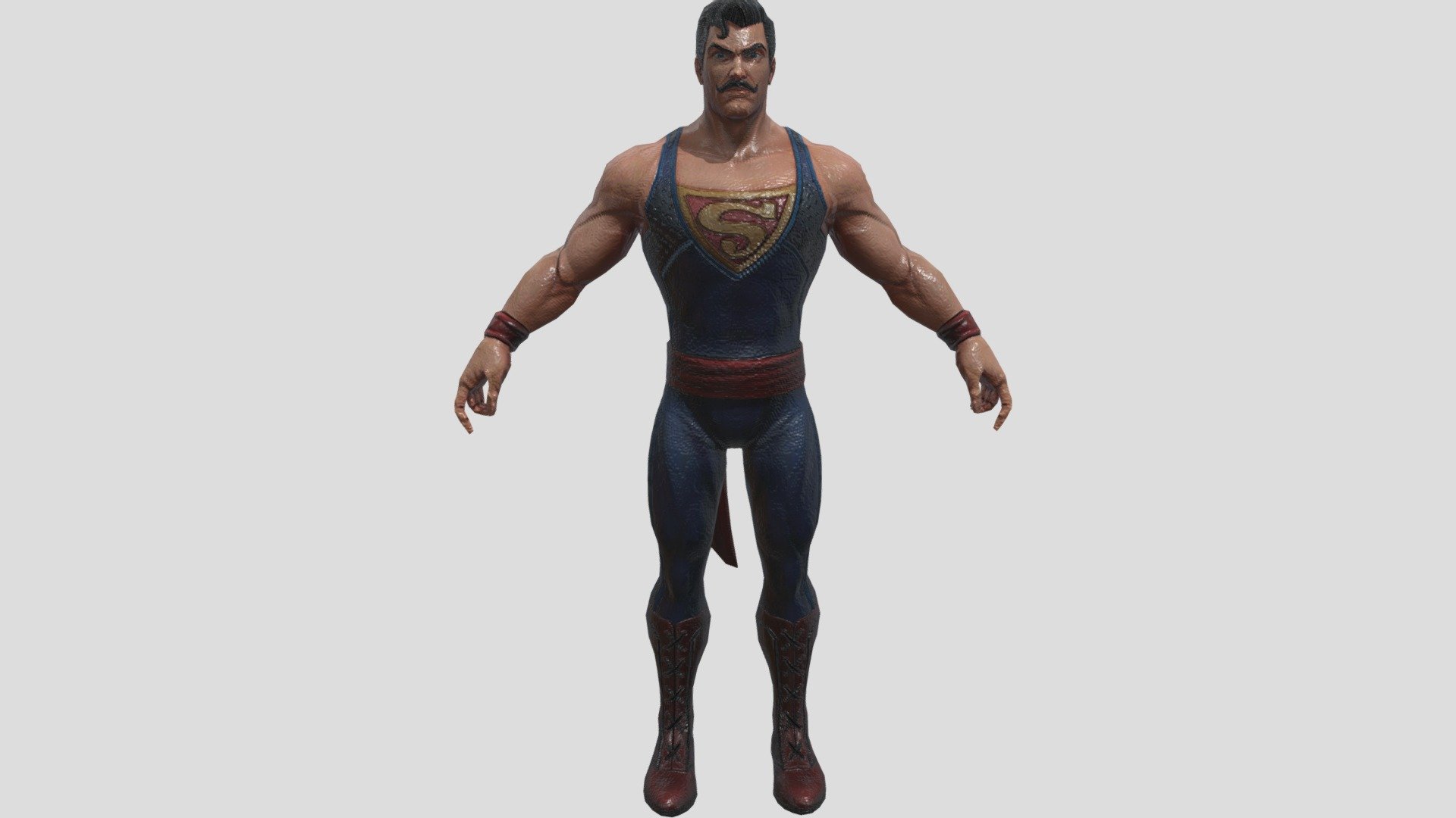 Superman Man of Steel - Download Free 3D model by 3D MODELS (@3dworldz ...