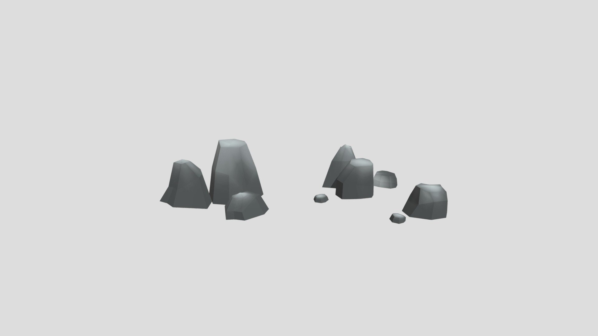 Low-Poly Stone Asset Pack - 3D model by a110081254 [995b43f] - Sketchfab