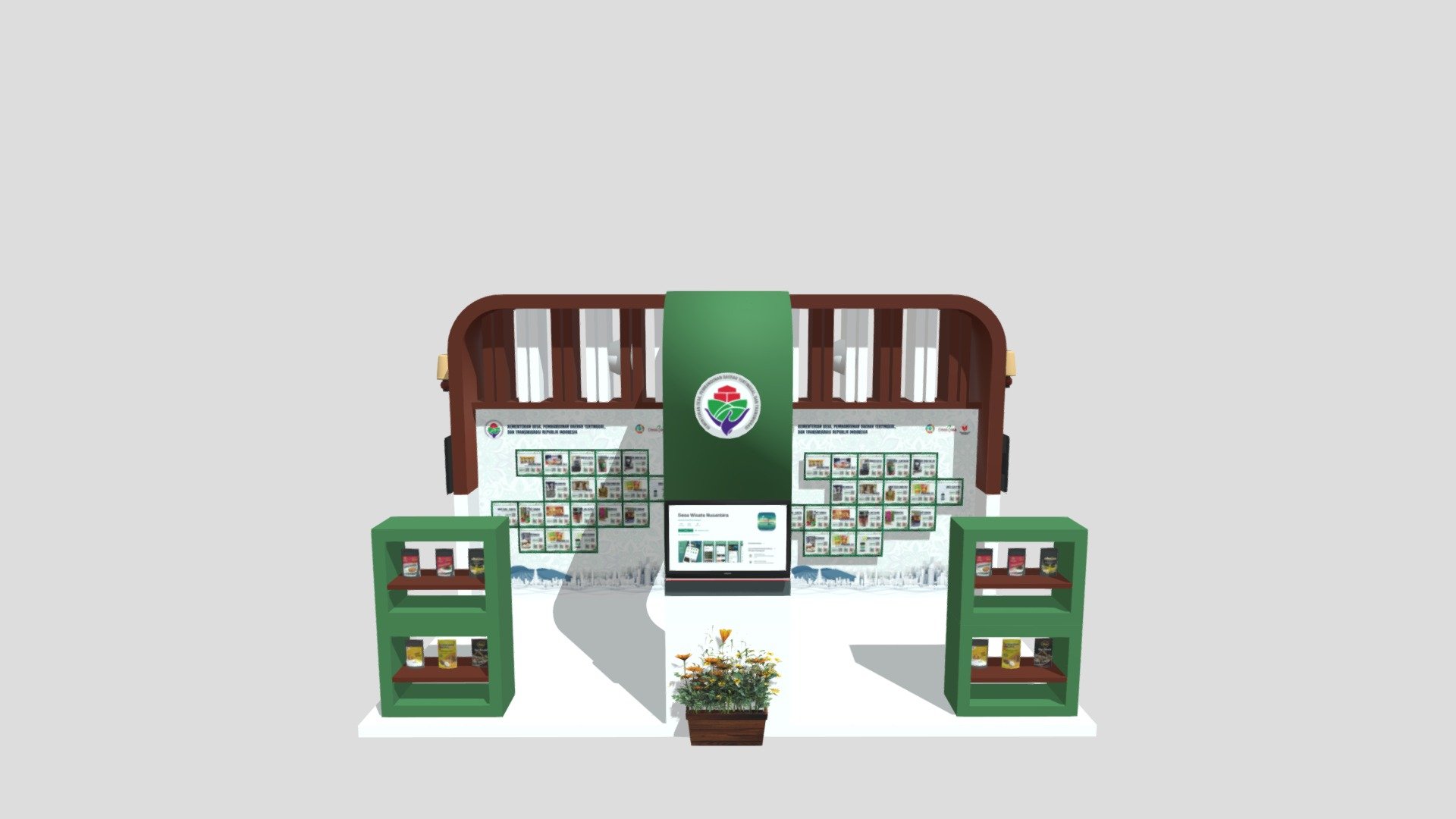 Desain Visual 3D Showcase Produk Unggulan - 3D model by ...