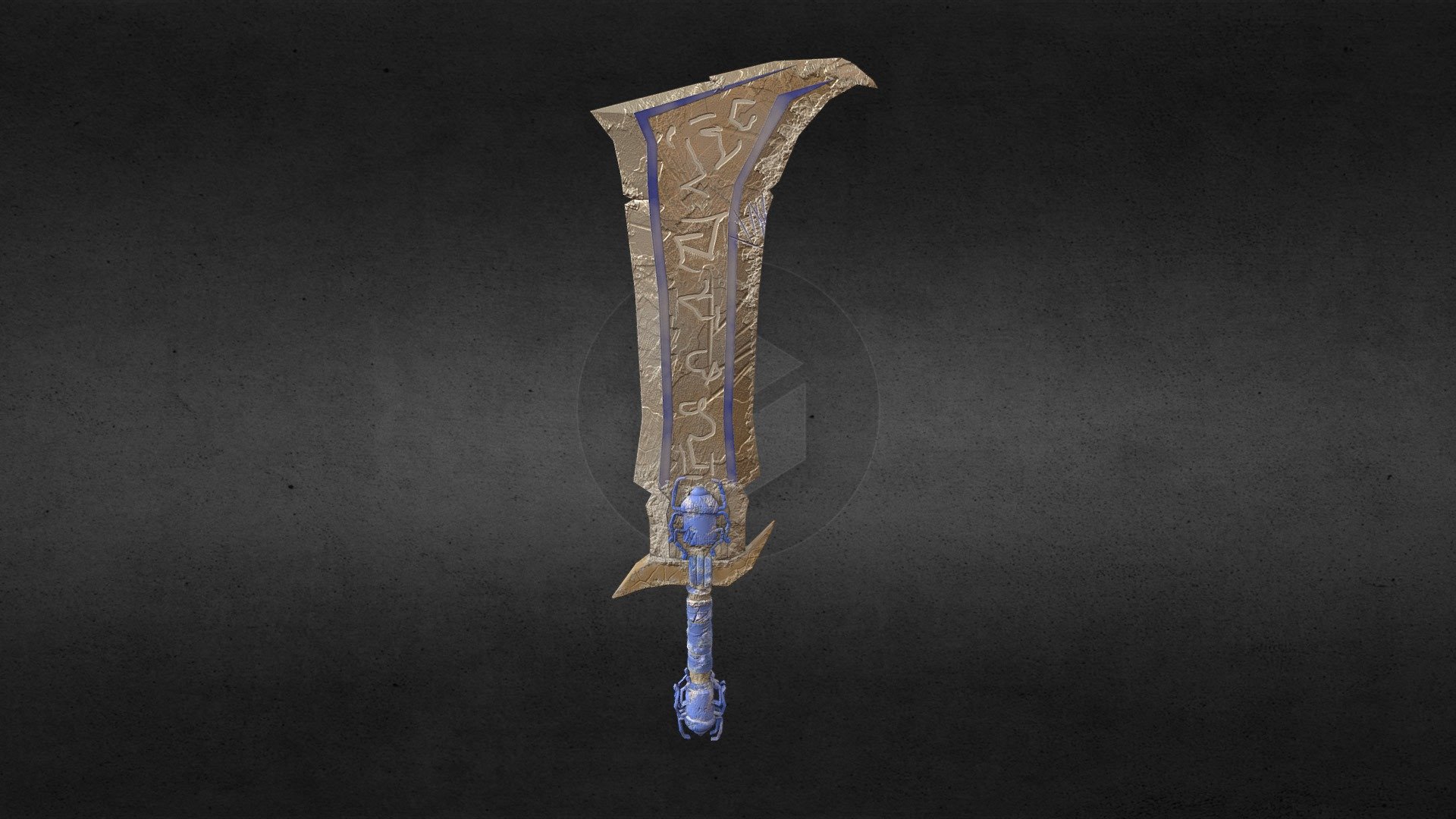 Scarab Sword - 3D model by danni_the_ghost [995d40a] - Sketchfab