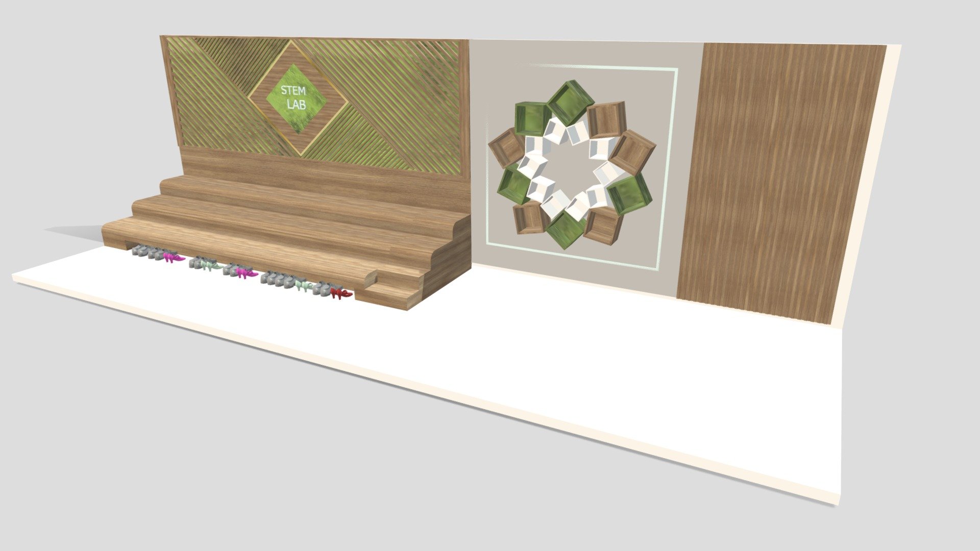 feature wall-01 - 3D model by linaliu20161102 [995d8e7] - Sketchfab