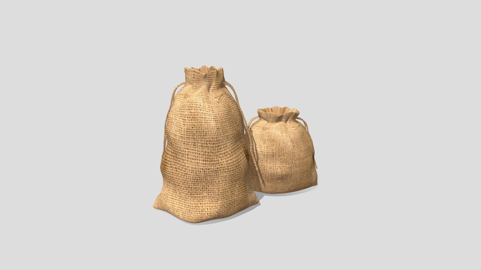 Potato Sacks - 3D model by Kenii [995fcb1] - Sketchfab