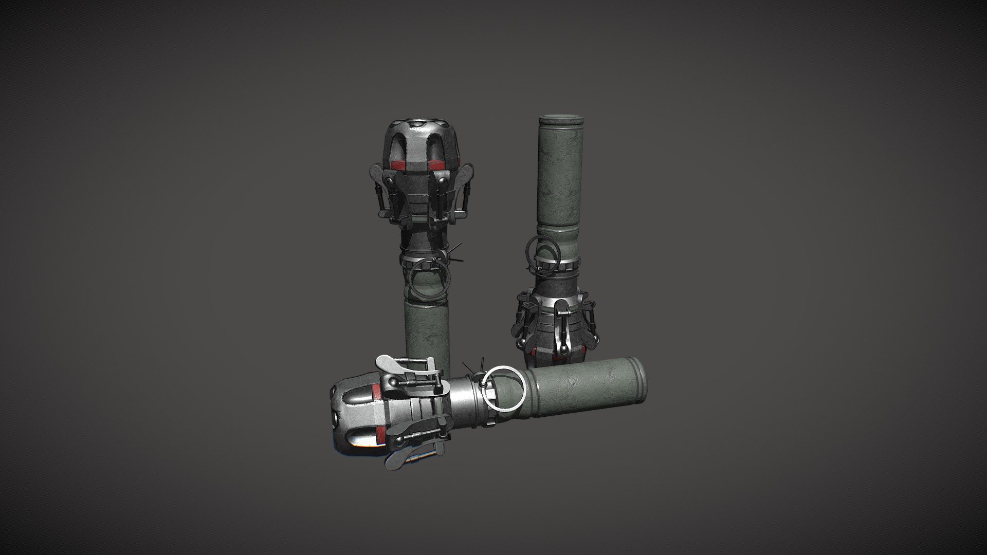Hand Grenade - 3D model by alanicolas25 [996066f] - Sketchfab