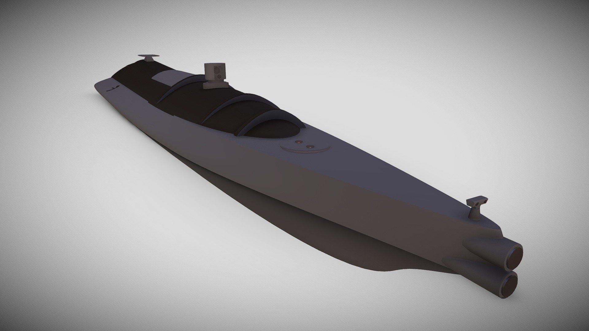 USV Unmanned Surface Vessel Explosive Sea Drone - Download Free 3D ...
