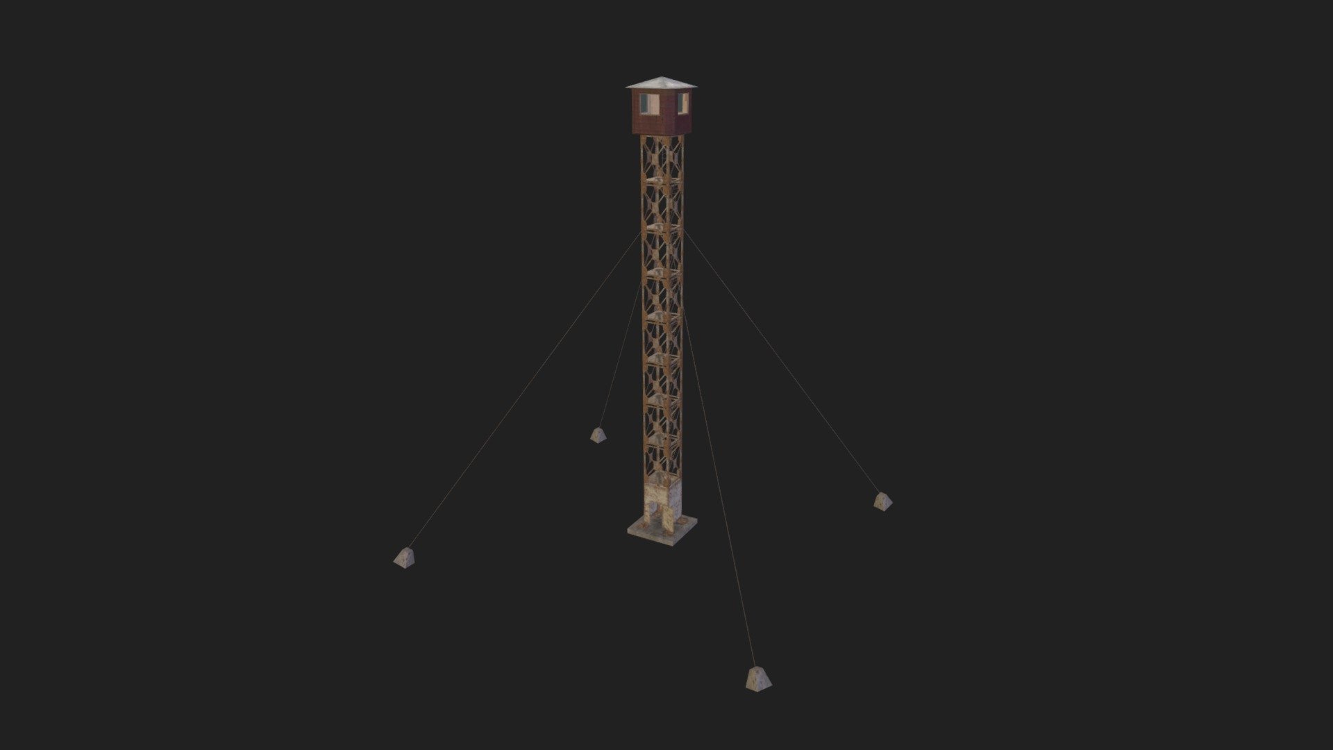 Fire Tower - 3D model by Diman68PRO [9960dc9] - Sketchfab