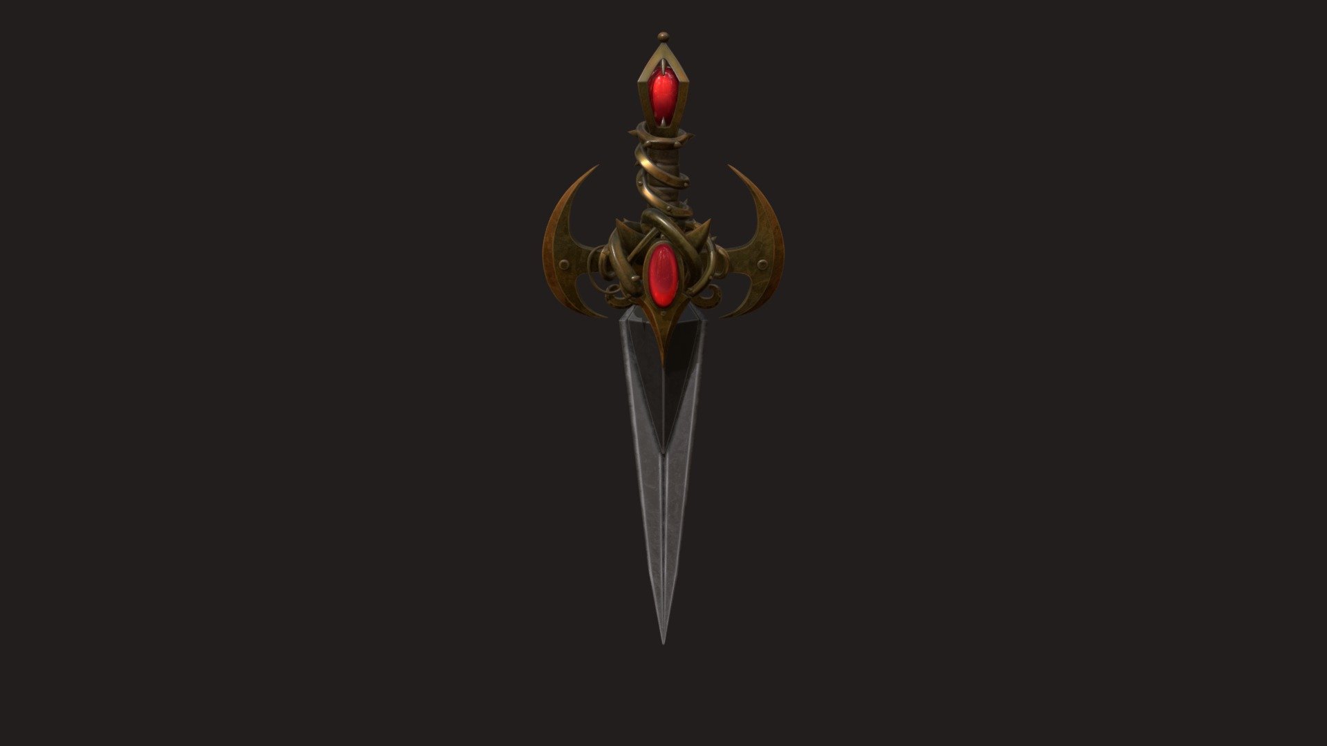 Evil Villain Dagger - 3D model by CircusBunny.arts [99610af] - Sketchfab