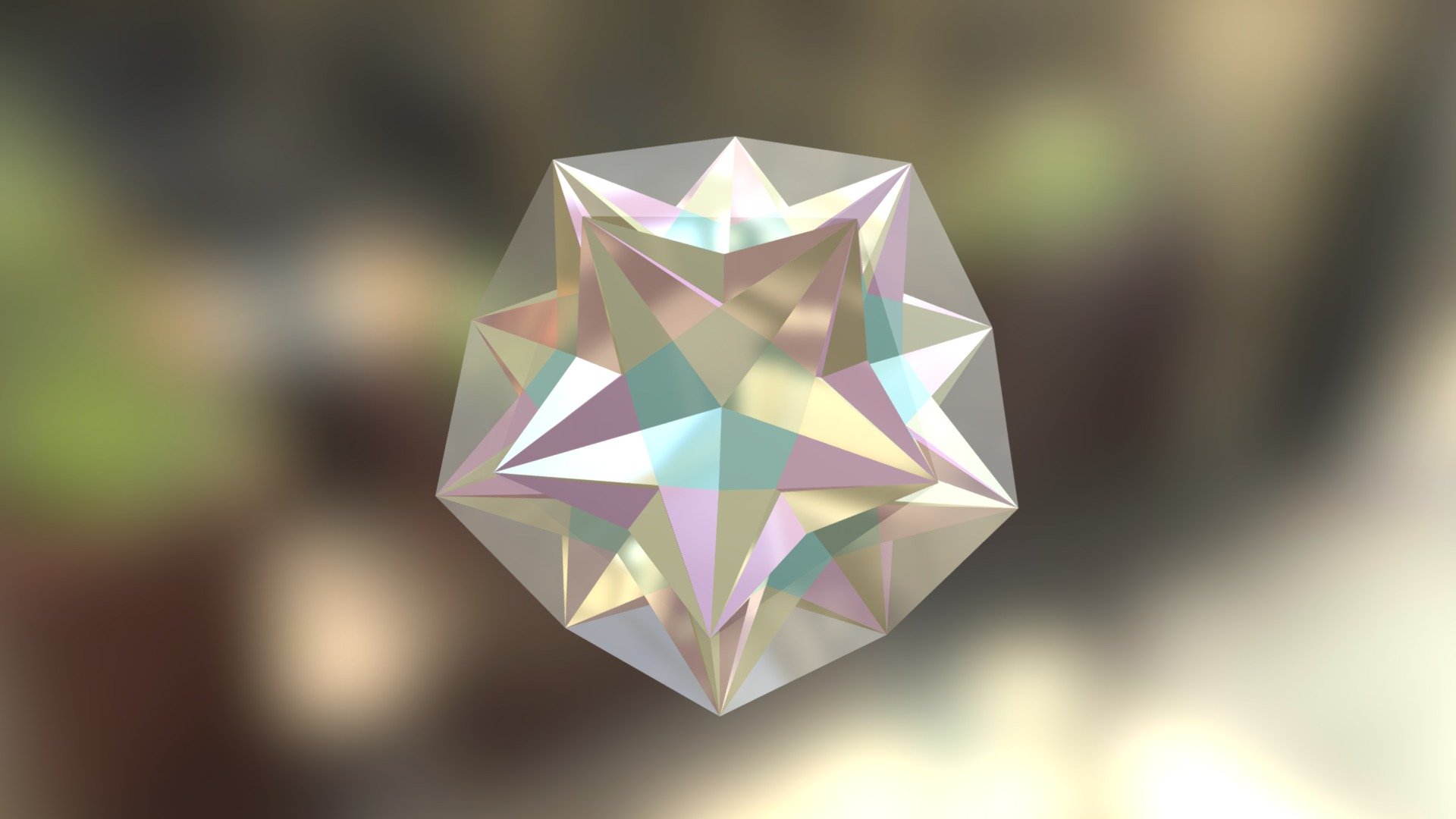 Dodecahedron with 10 Tetrahedra - Download Free 3D model by ayvlasov ...