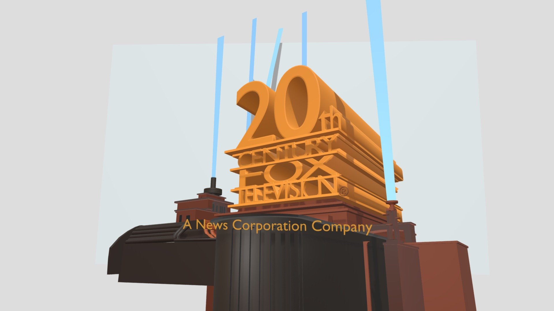 20th Century Fox Television Logo 2007 V2 - Download Free 3D model by ...