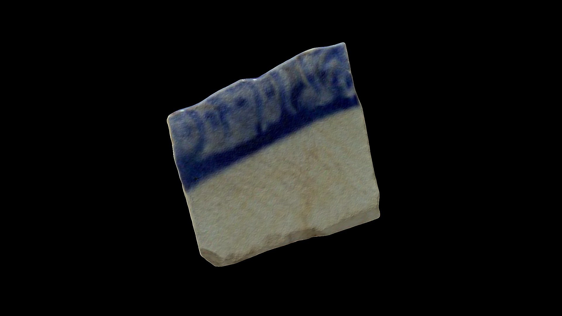 Blue Neoclassical Rim Sherd - 3D model by MDOTarchaeology [99639f8 ...
