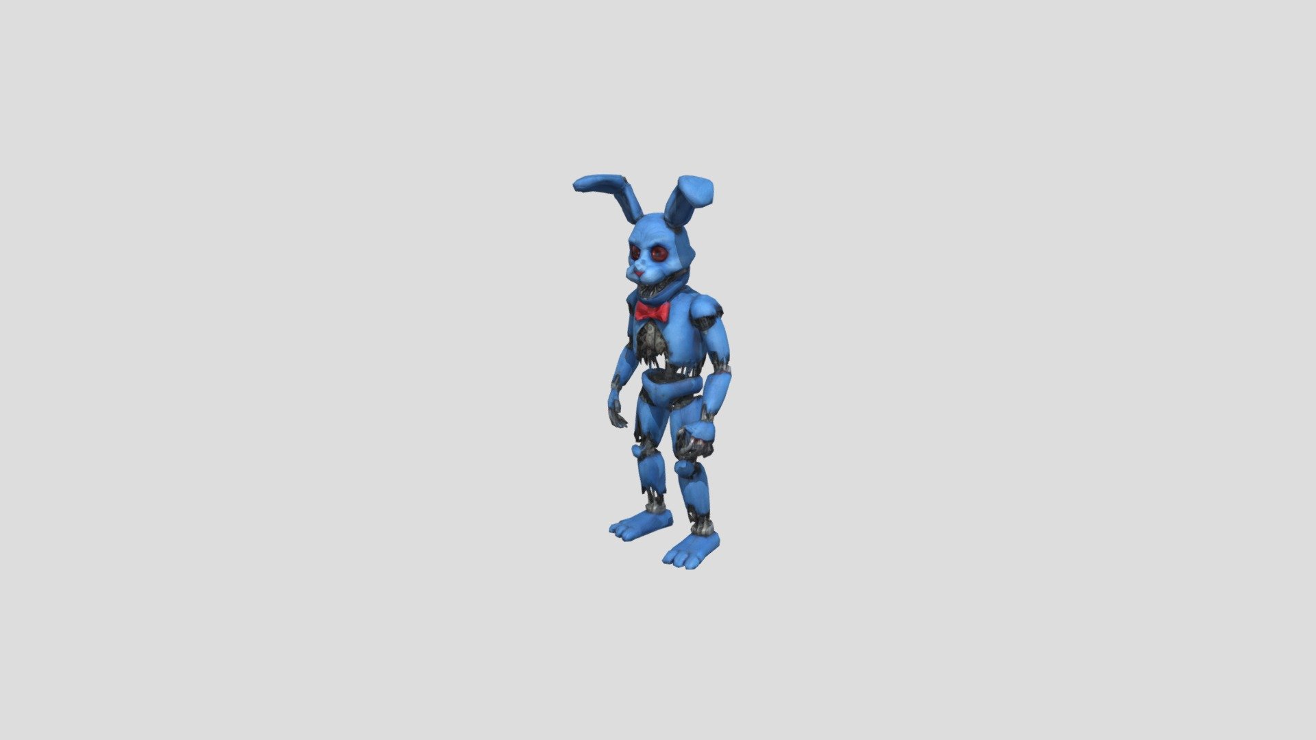 Blue Animatronic Nightmare (NOSEY) - 3D model by RO._IO [99672c5 ...