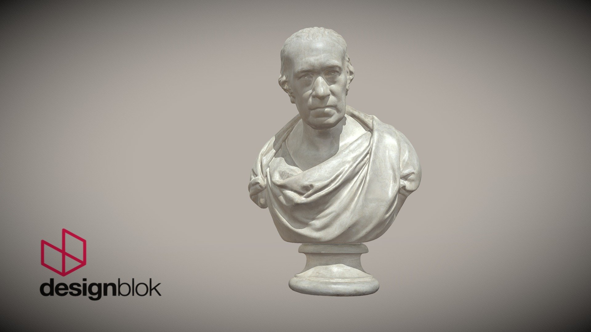 Plaster Bust Unknown Person - 3D model by Designblok [9967565] - Sketchfab