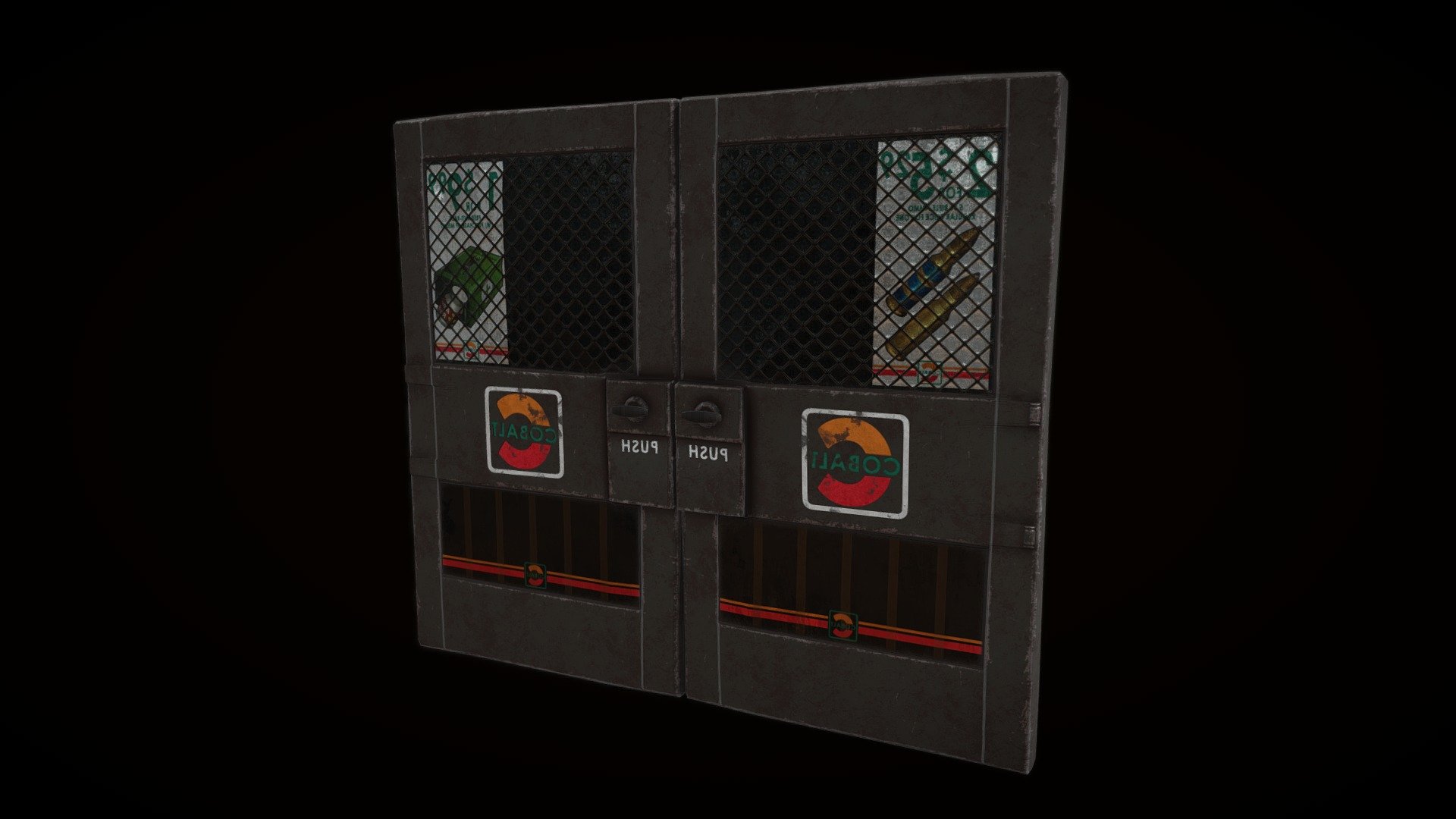 Cobalt Convenience Store Door - 3D model by tedanderson3Dartist ...