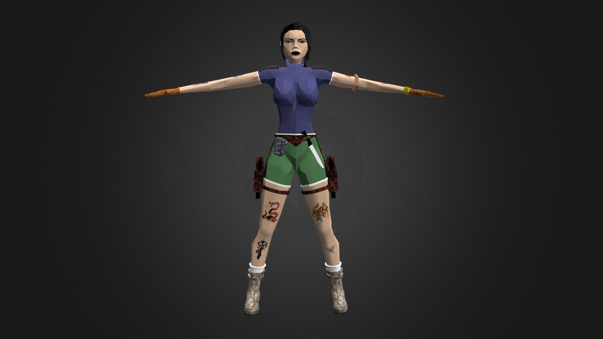 Explorer - Low Poly - 3D model by 3d_ismael [99692e0] - Sketchfab
