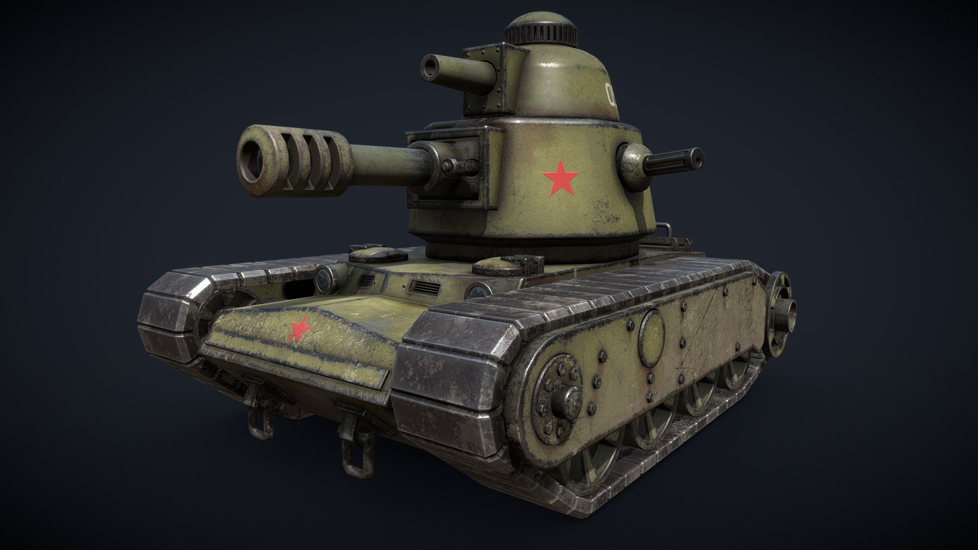 Grotte toy tank) - 3D model by Oleh (@oleg.sytnikov) [996963c] - Sketchfab