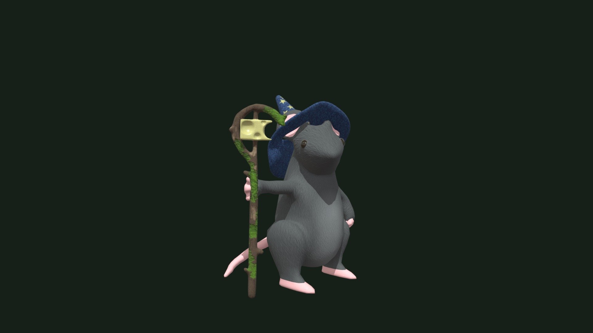 Wizard Mouse - 3D model by Oliver With An O (@OliverWithAnO) [996a915 ...
