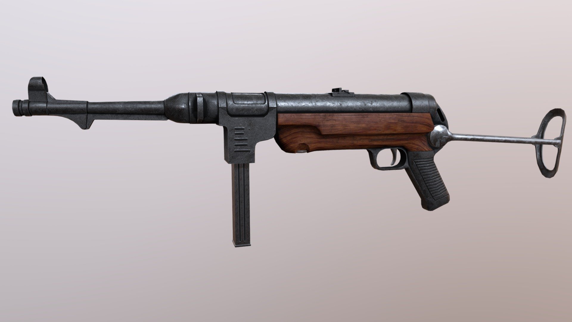 MP40 Gun - 3D model by FordVFX [996b5a2] - Sketchfab