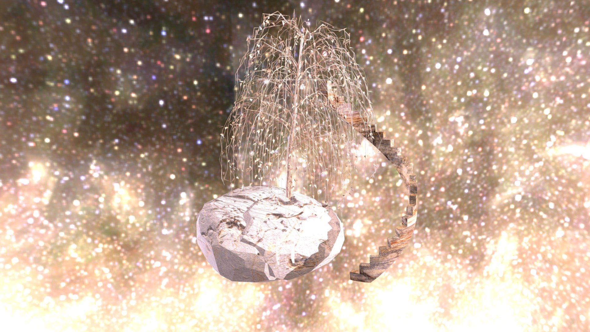 The stair to the tree of life - 3D model by christian89f [99705fb ...
