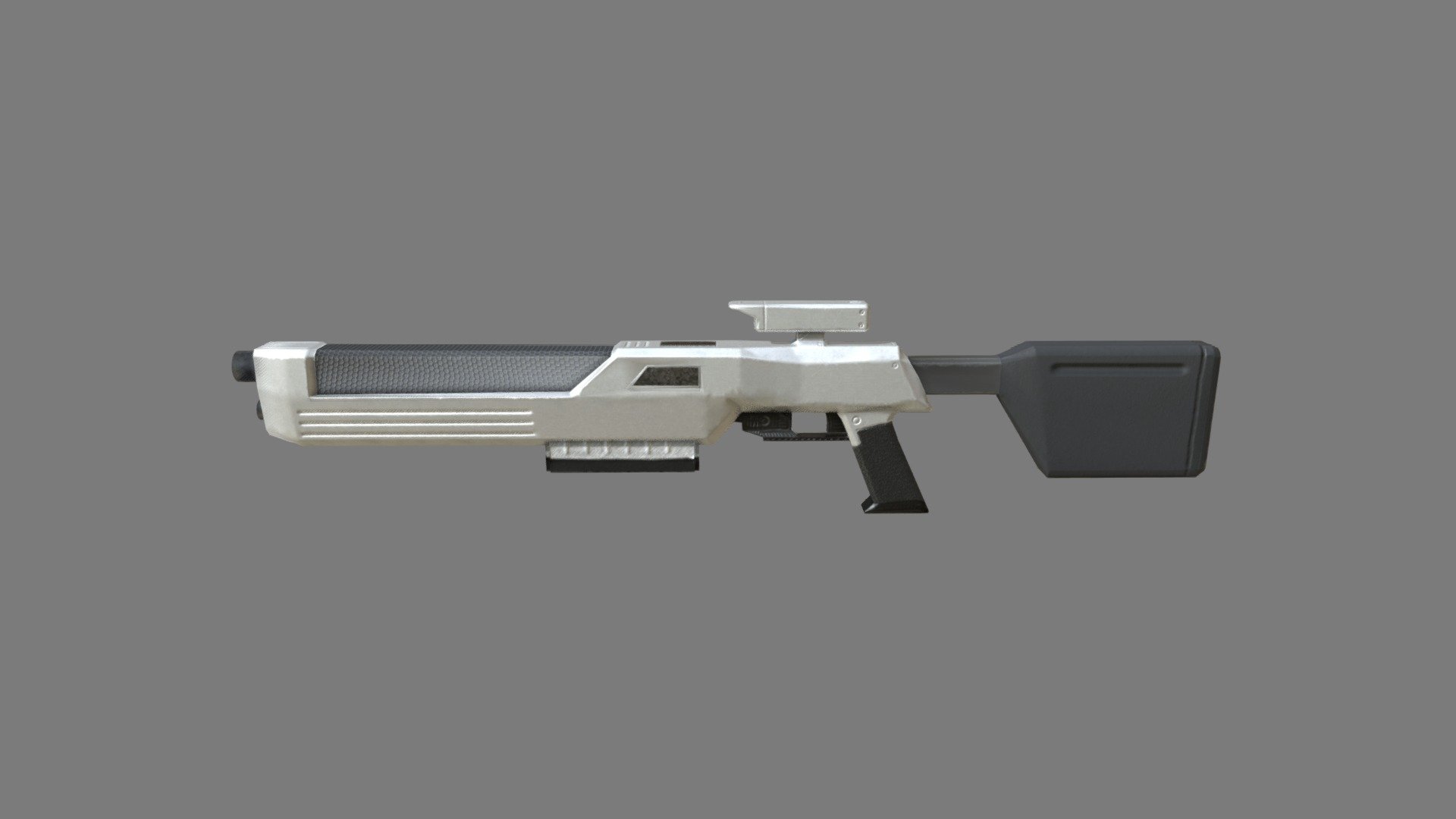 Sci-Fi Energy Rifle - Download Free 3D model by Wataru Onuki (@monte ...