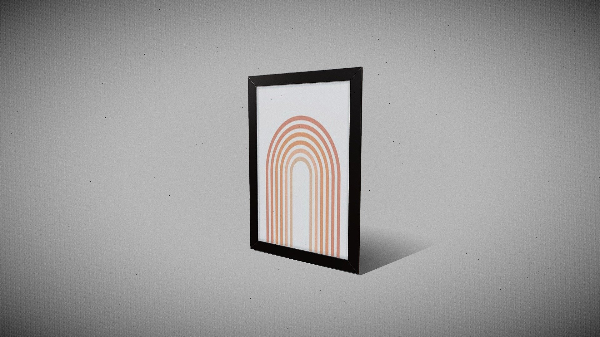 Modern Boho Art Photo Frame - Download Free 3D model by wingstech.3d ...