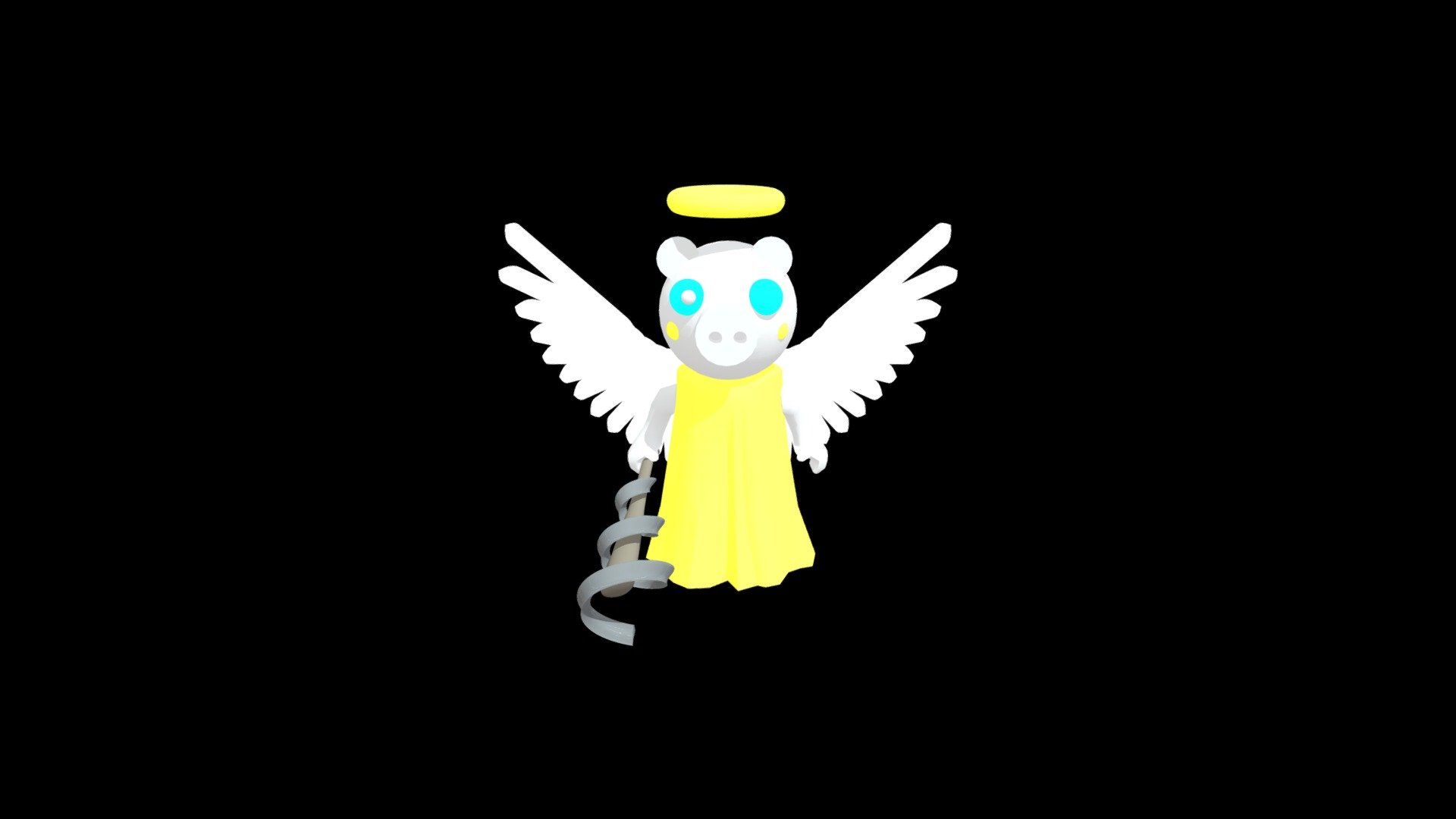 Angel piggy - Download Free 3D model by Datwolf6 (@alexander.finley ...