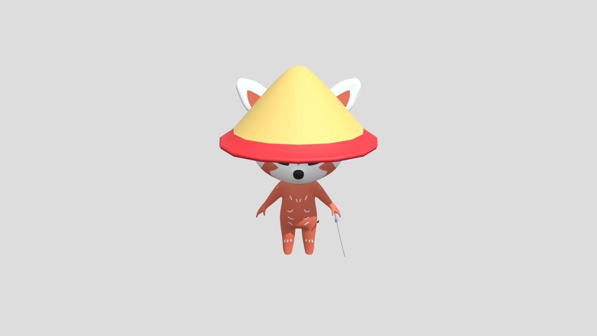Chibi Red Panda - 3D model by cromrin (@gamesforcz) [99766f4] - Sketchfab