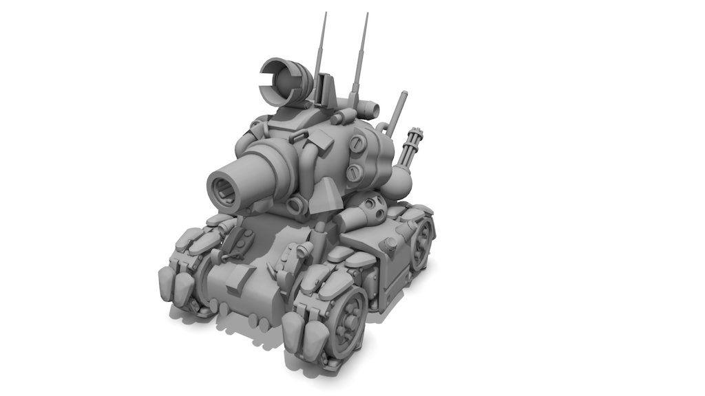 Chibi Tanks - A 3D model collection by shaderbytes (@shaderbytes ...