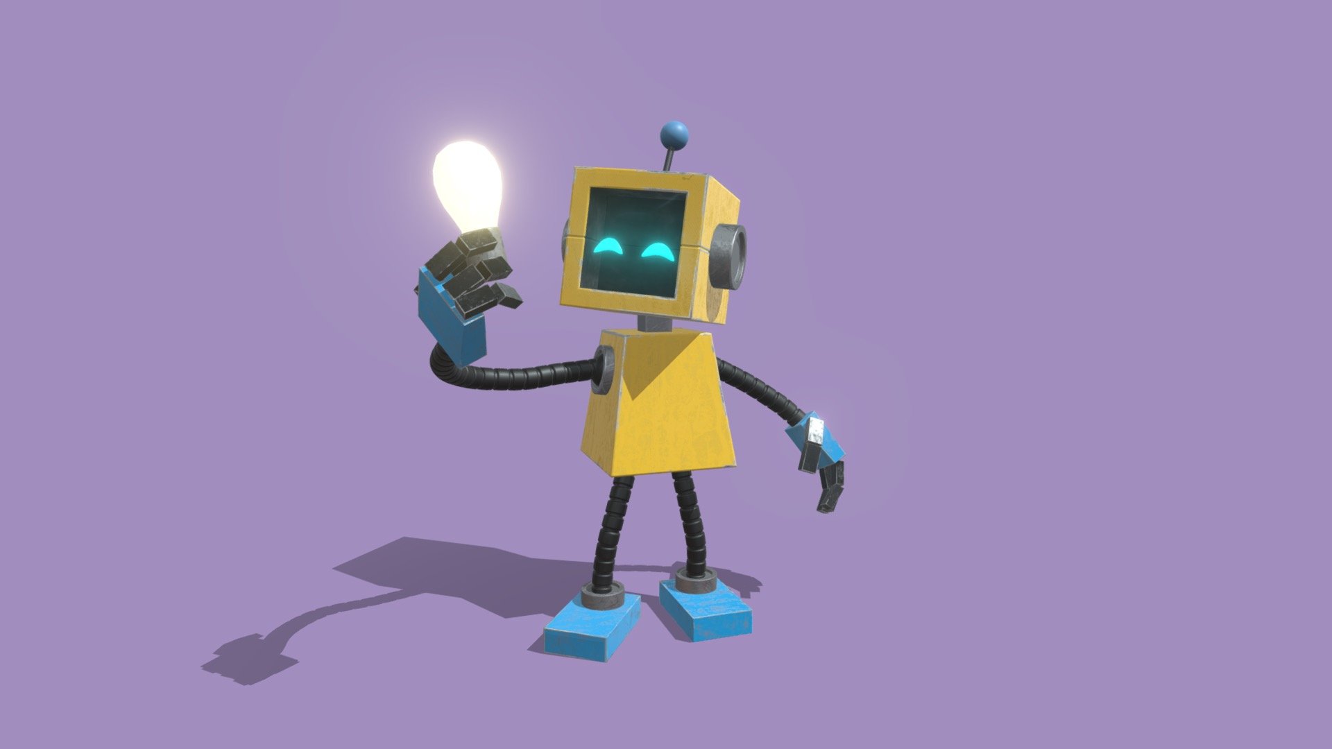 Lil' Robot - 3D model by Paige W (@paige_w) [99774f9] - Sketchfab