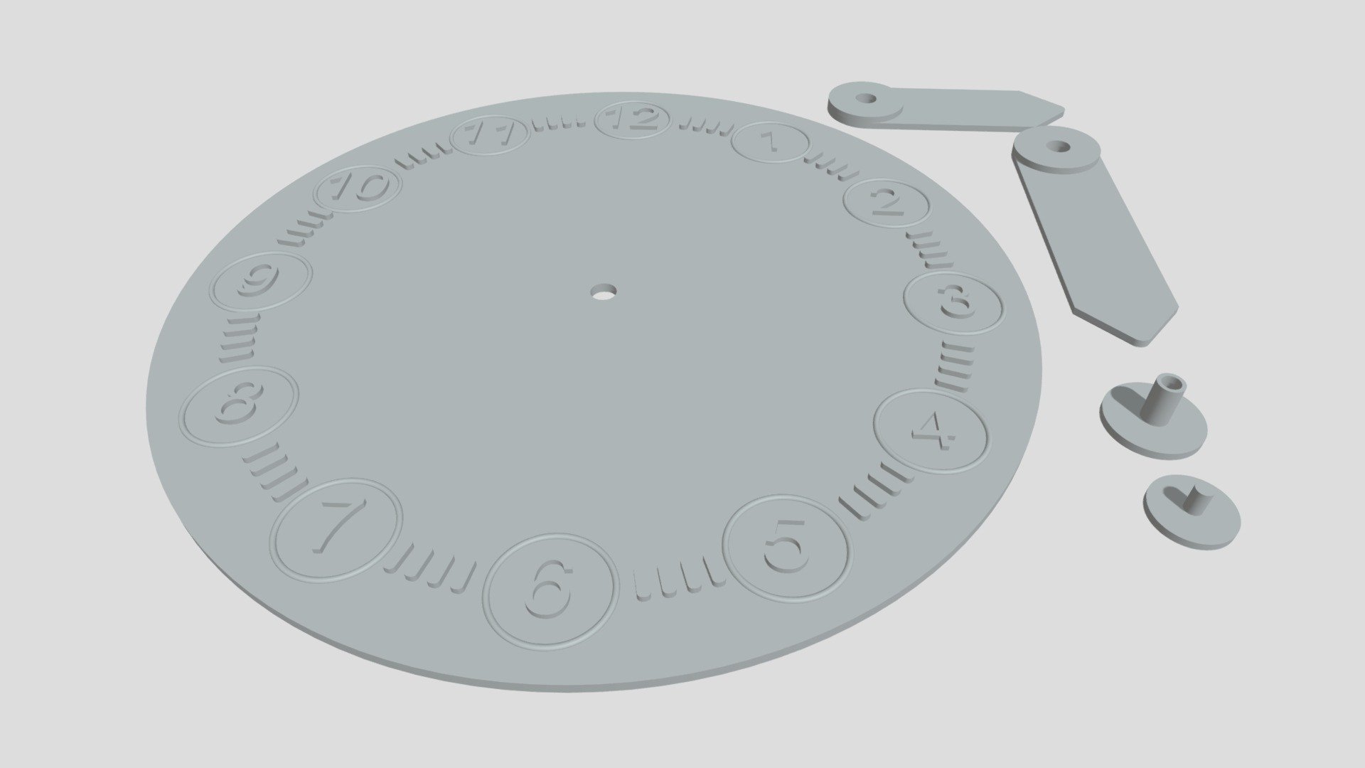 Child Learning Clock - 3D Print Model - Buy Royalty Free 3D model by ...