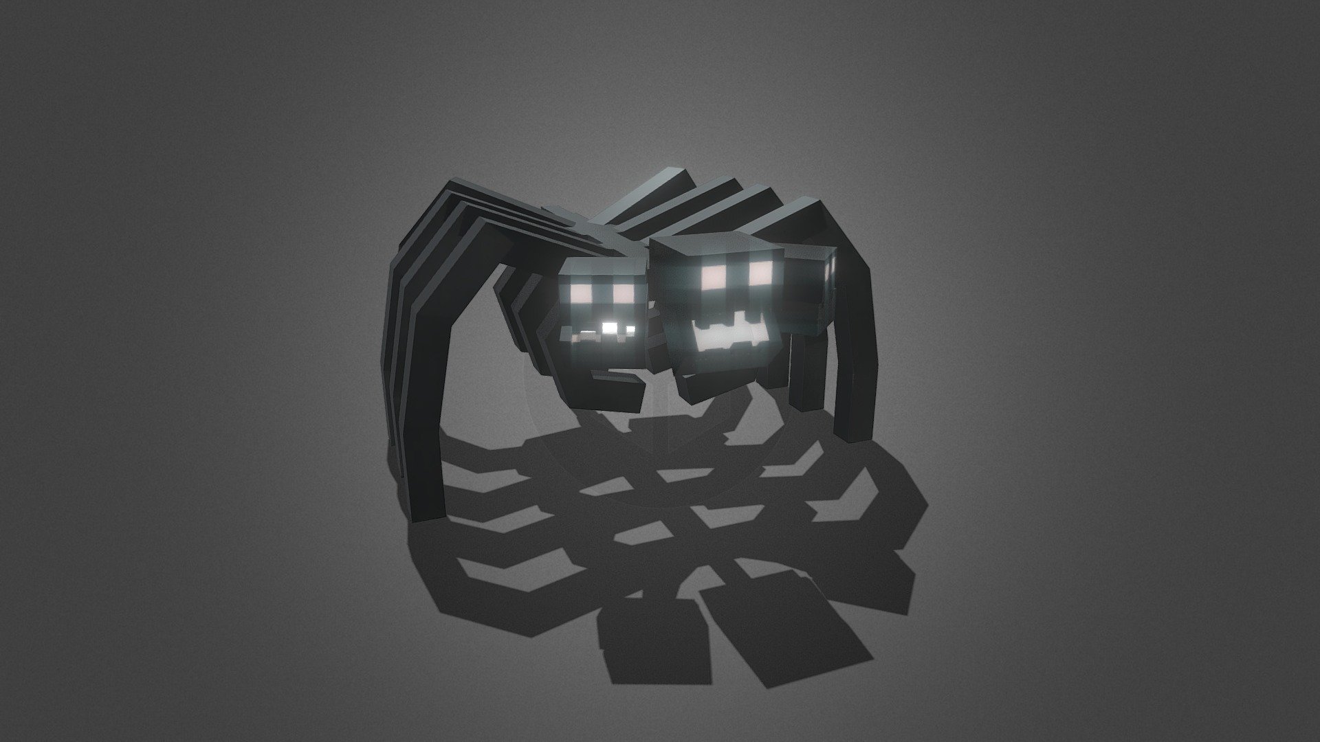 [creature] Minecraft wither-spider - Free - Download Free 3D model by ...