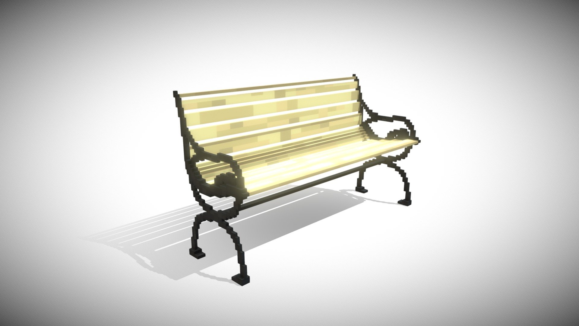 Bench (California Adventure) - Download Free 3D model by GamerKM ...