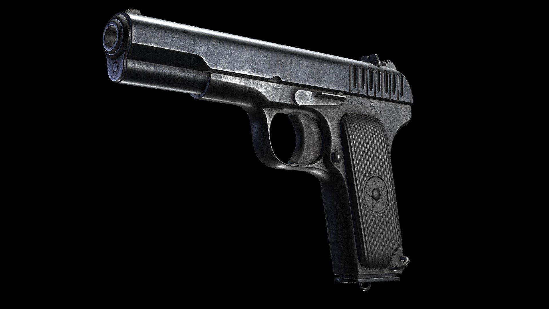 Tokarev TT-33 - Buy Royalty Free 3D model by Mindev [997a4e6 ...