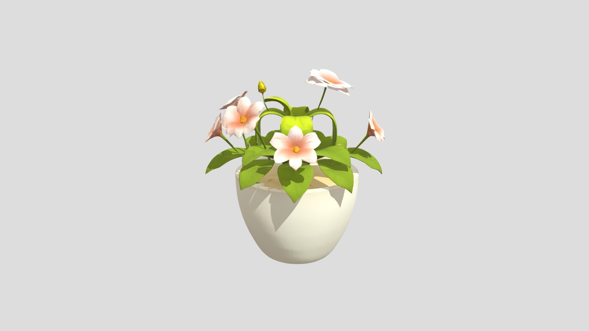 3d Flower Pot Model. - 3D model by Thelastdesigner [997b361] - Sketchfab