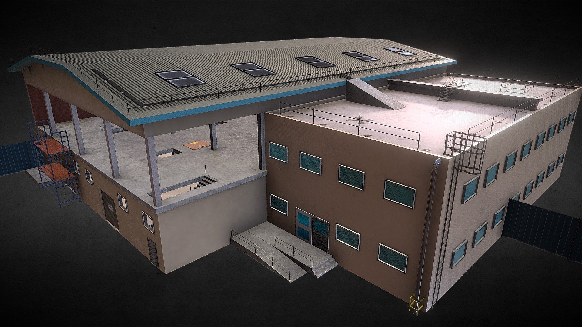 Construction Site - Buy Royalty Free 3D model by Tauffiq Abdllah ...