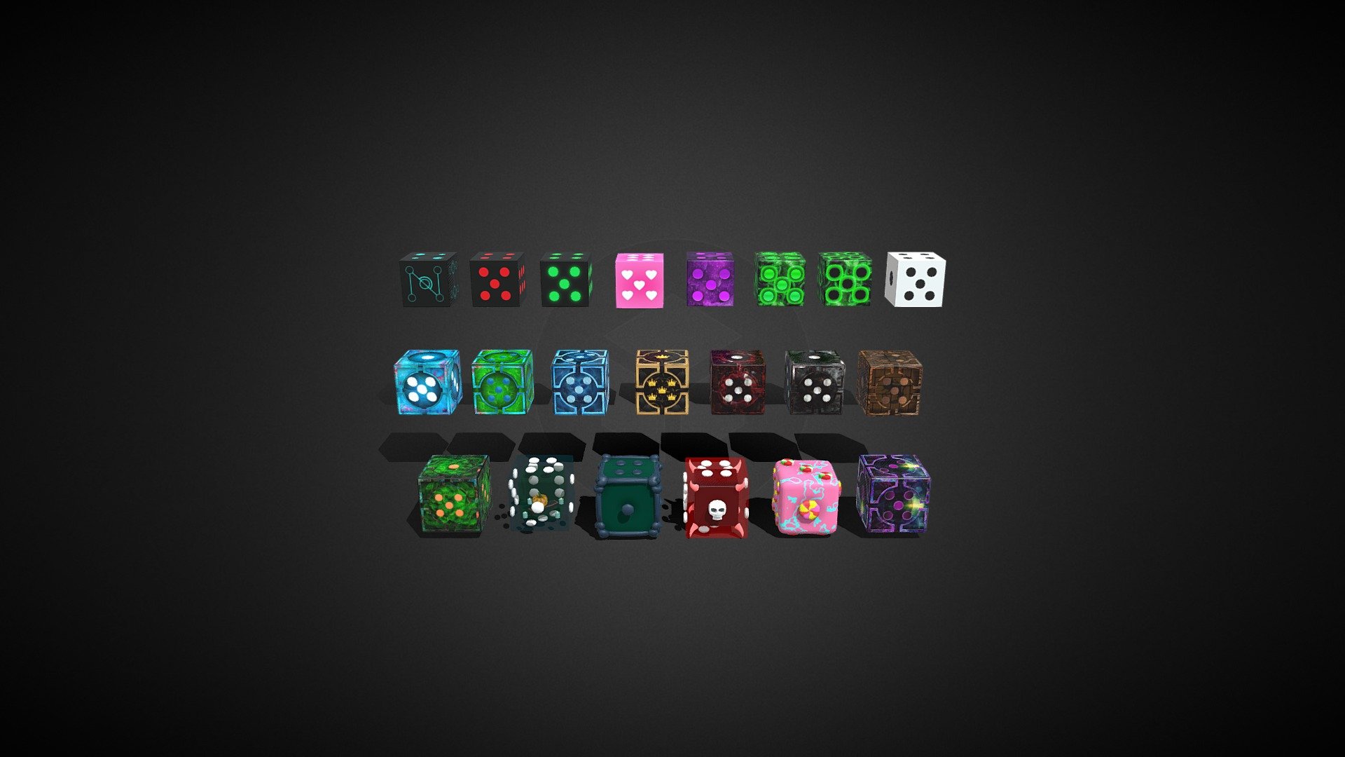 lowpoly roblox dices - 3D model by albert.buchsbaum [997bc9c] - Sketchfab