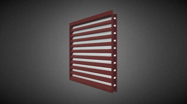 1604CD Louver - 3D model by Nailor [997c211] - Sketchfab