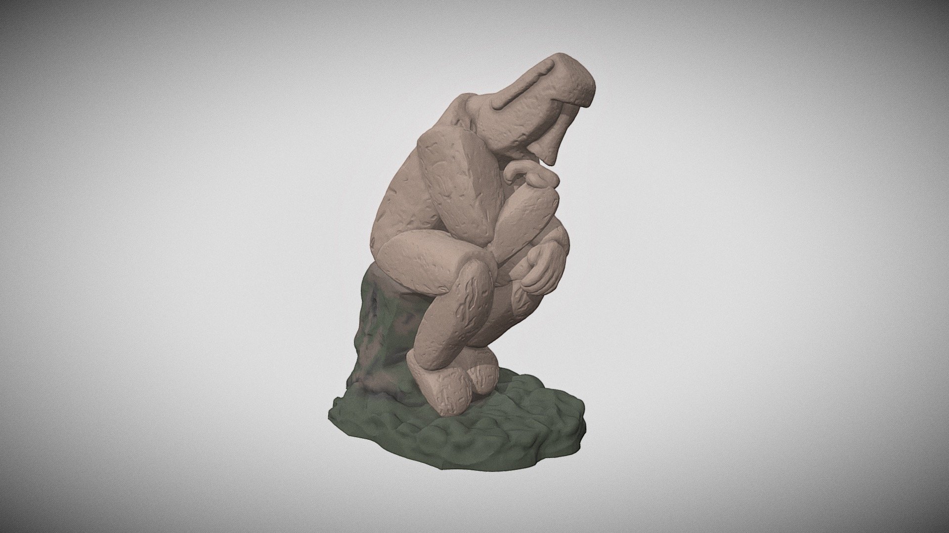 Moai Pensador - 3D model by r3Direct [997d067] - Sketchfab