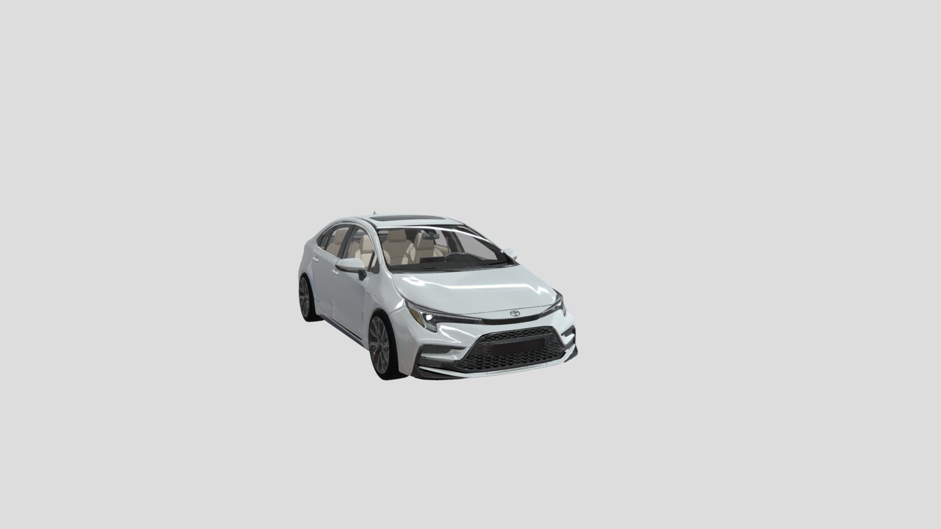 Toyota Corolla SE - 3D model by metaverse_development [997ec24] - Sketchfab