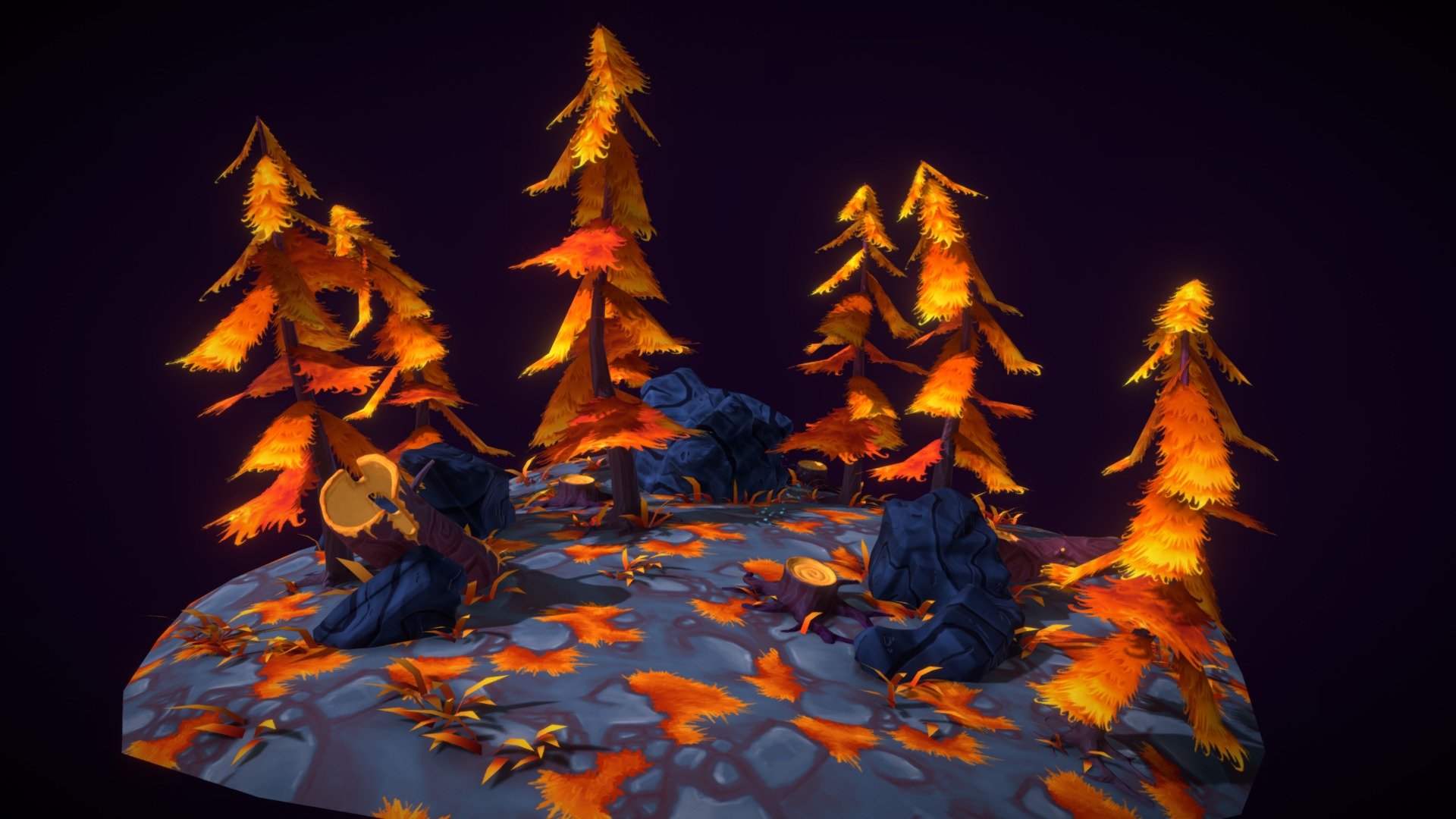 Stylized Environment - 3D model by johanhandin [997ed4d] - Sketchfab