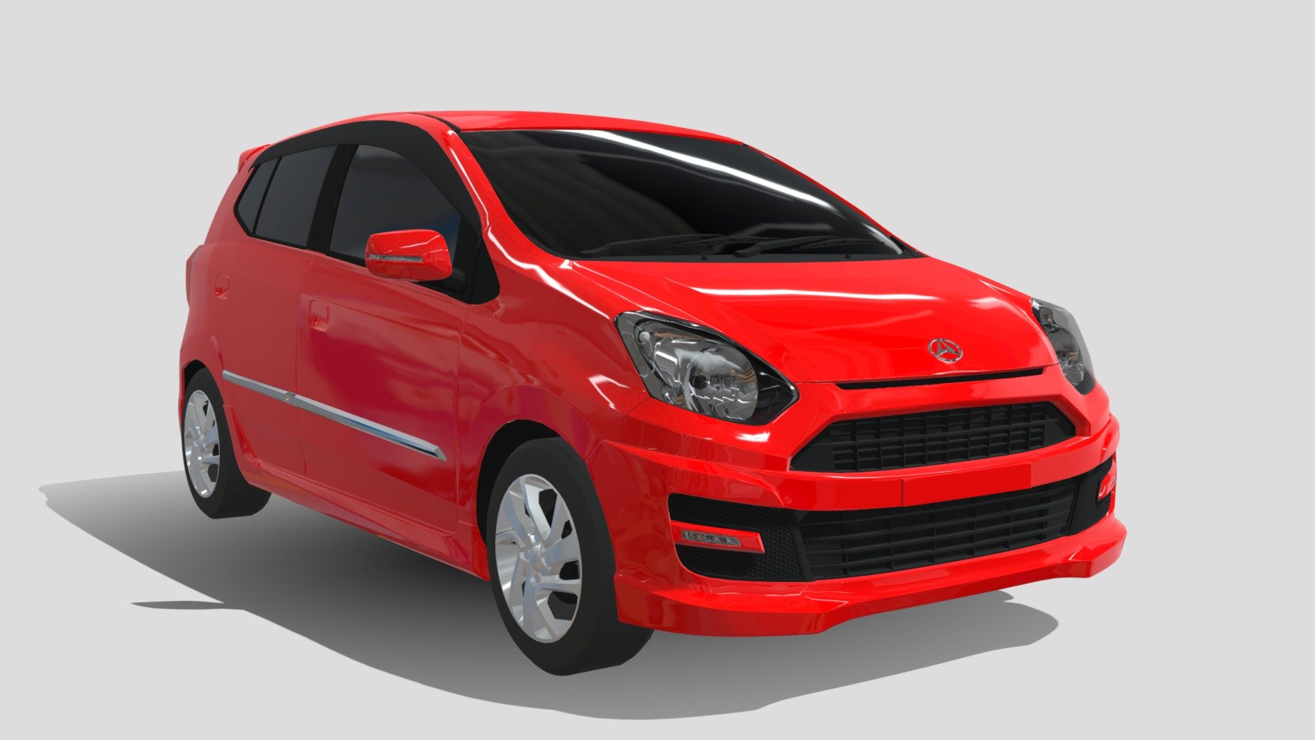2014 Daihatsu Ayla M Sporty - 3D model by Raysh (@Raysh_.) [997fa62] - Sketchfab