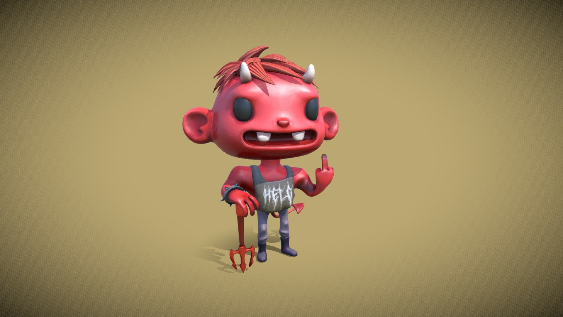 DevilBoy - 3D model by k1r1ll3r [99805f6] - Sketchfab