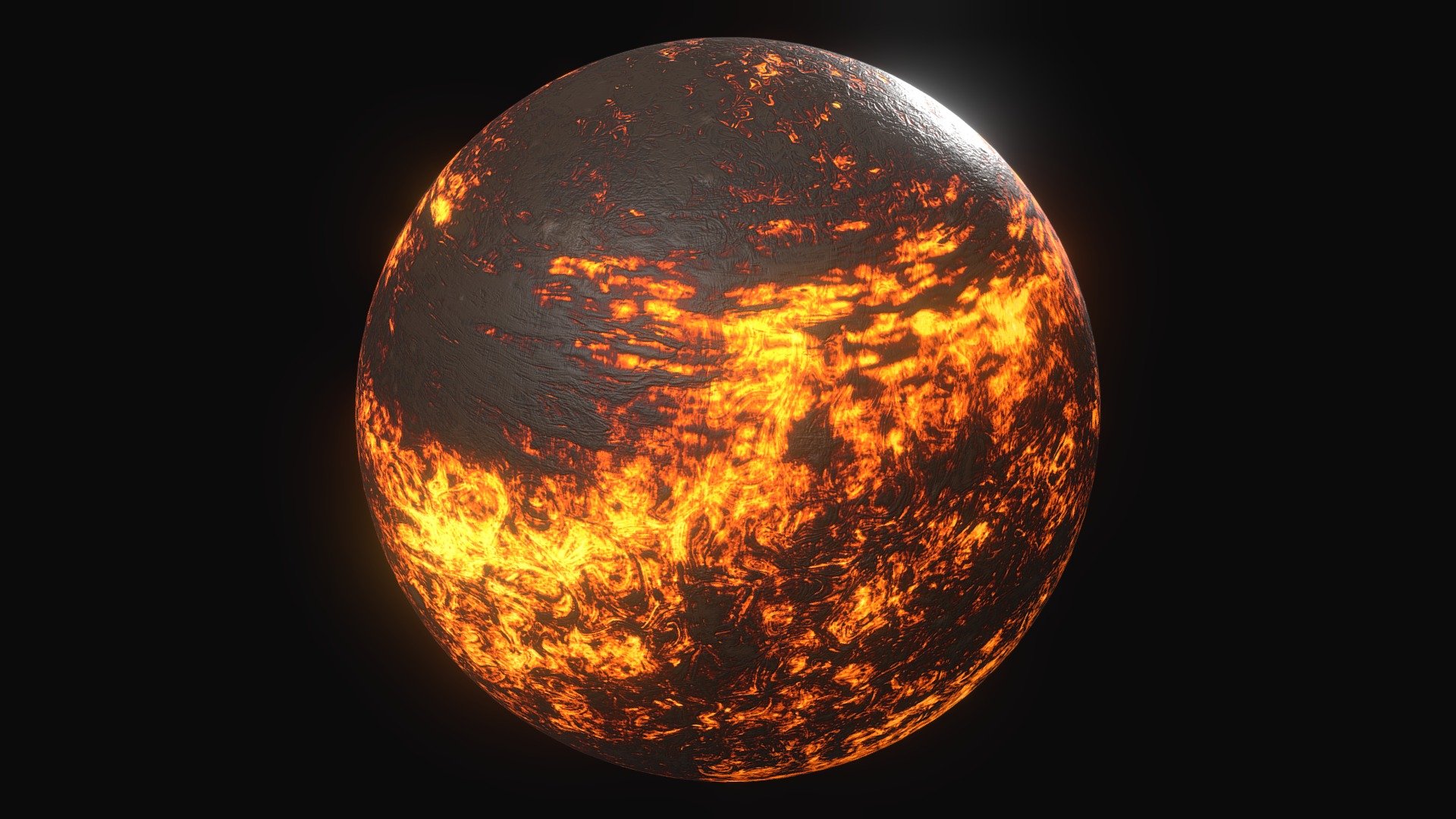 Lava Planet 02 - PBR - Buy Royalty Free 3D model by trimitek [9980884 ...
