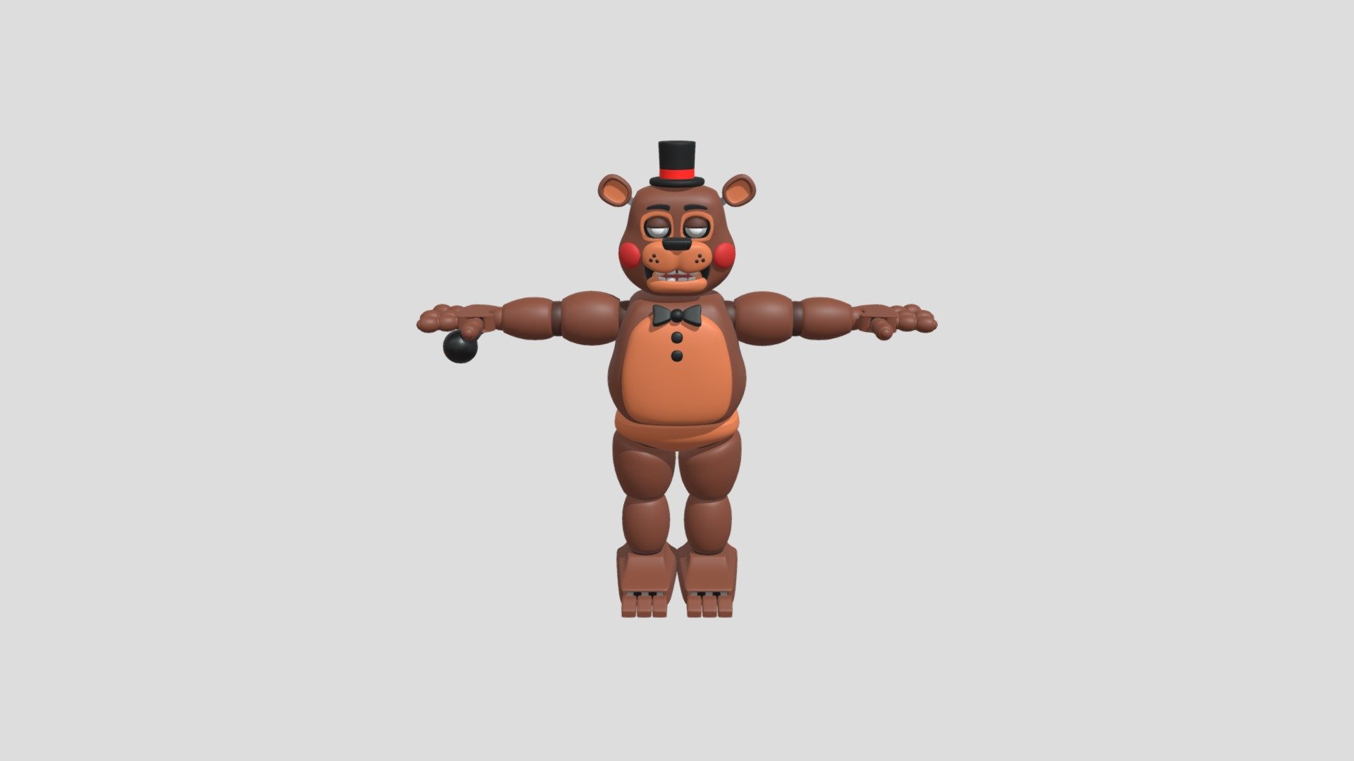 Toy Freddy - 3D model by WrathbotJr [9981497] - Sketchfab