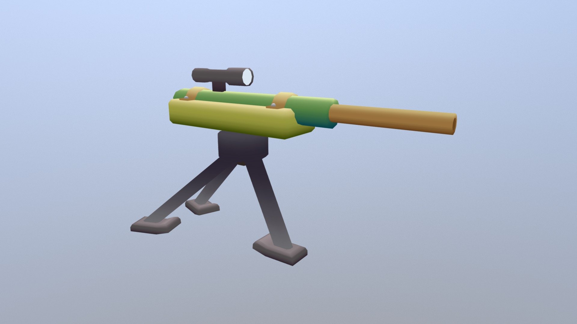 Sniper Turret lvl 1 - 3D model by senan_gavin [9981bbb] - Sketchfab