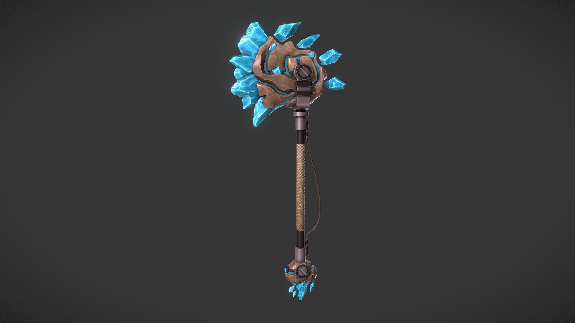 Shattered Aether Axe Skin - 3D model by TaylorBunker [9982441] - Sketchfab