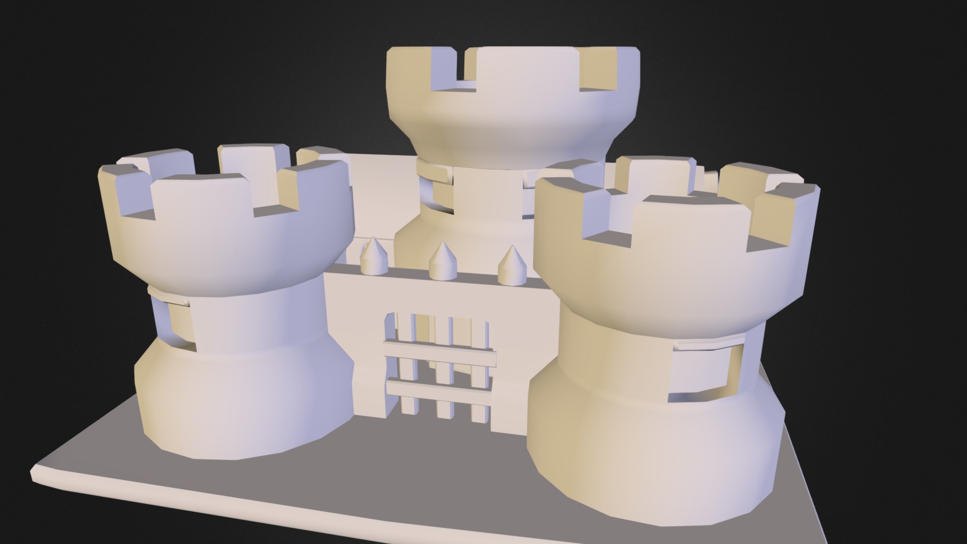 Little Castle V2 - 3D model by marcosmerlo [9982c1b] - Sketchfab