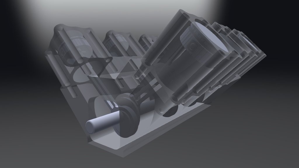 V6 Engine - 3D model by callbusy [998535c] - Sketchfab