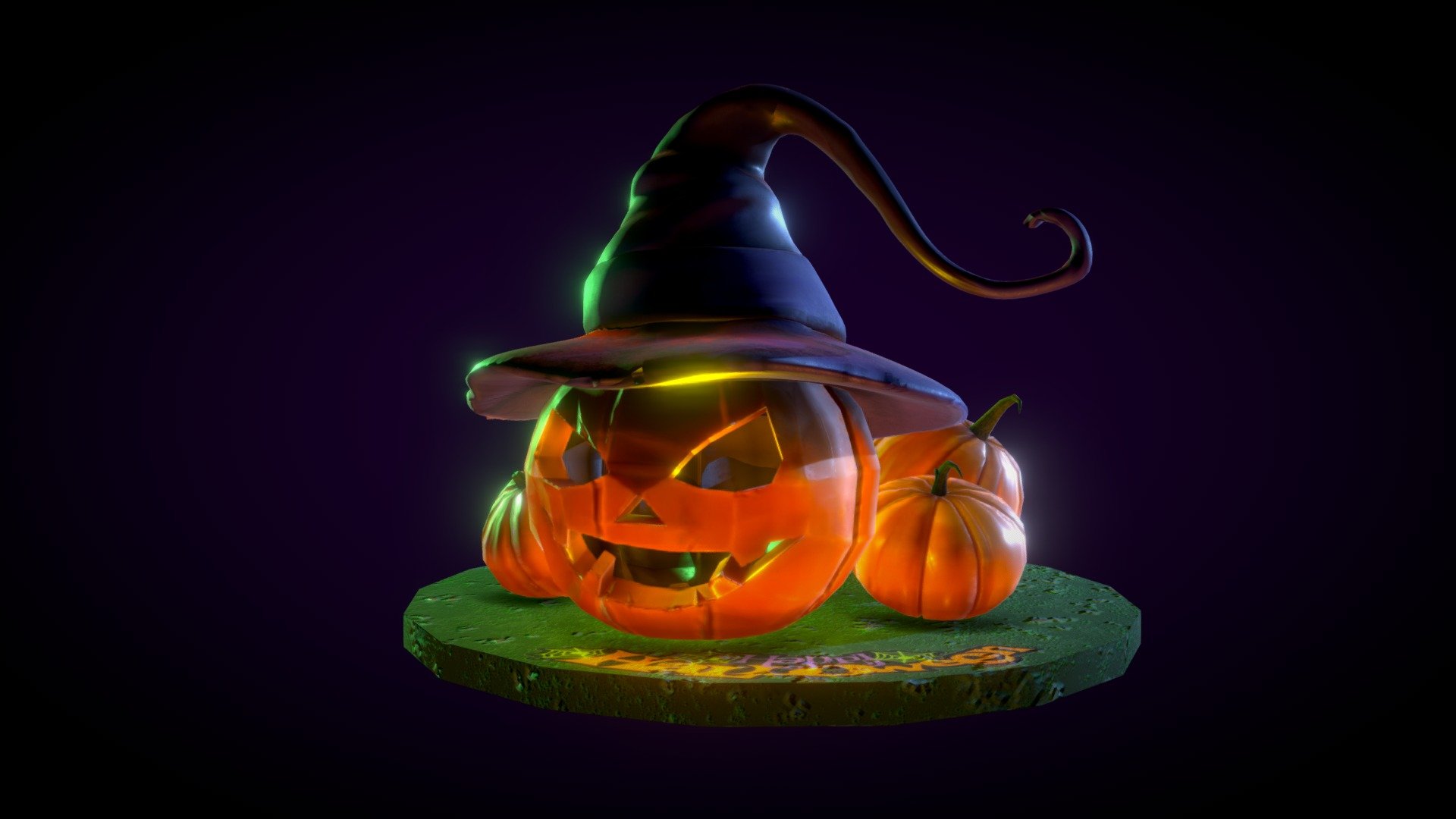 Halloween Pumpkin - 3D model by goyangyi [99857fc] - Sketchfab