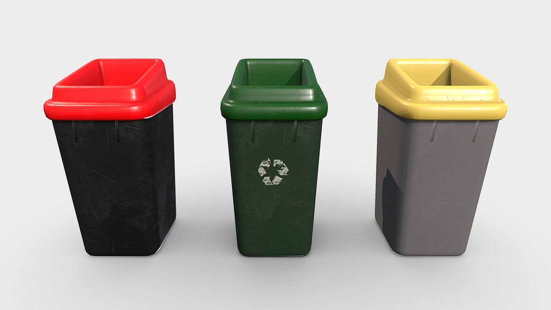 Waste paper bins - Buy Royalty Free 3D model by Sousinho [99871c2 ...