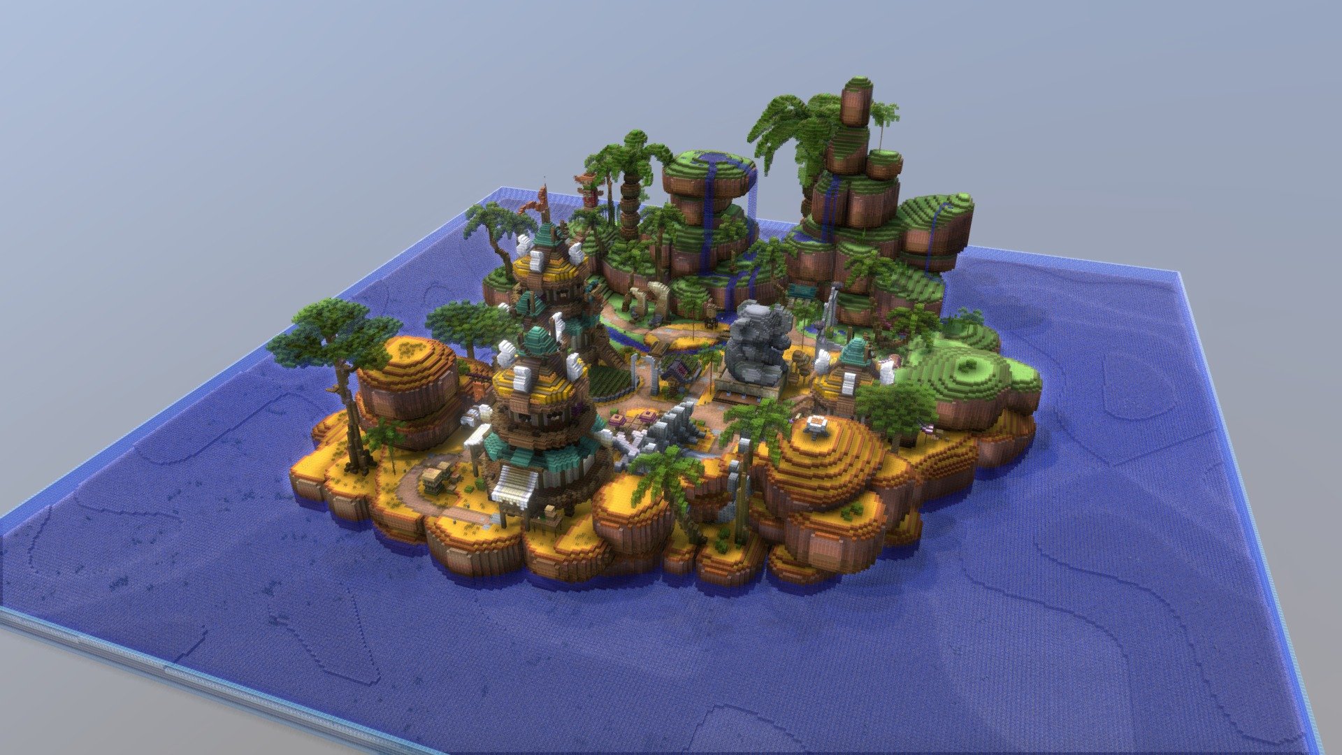 Tropical Elephant Spawn - 3D model by BreadBuilds [9987658] - Sketchfab