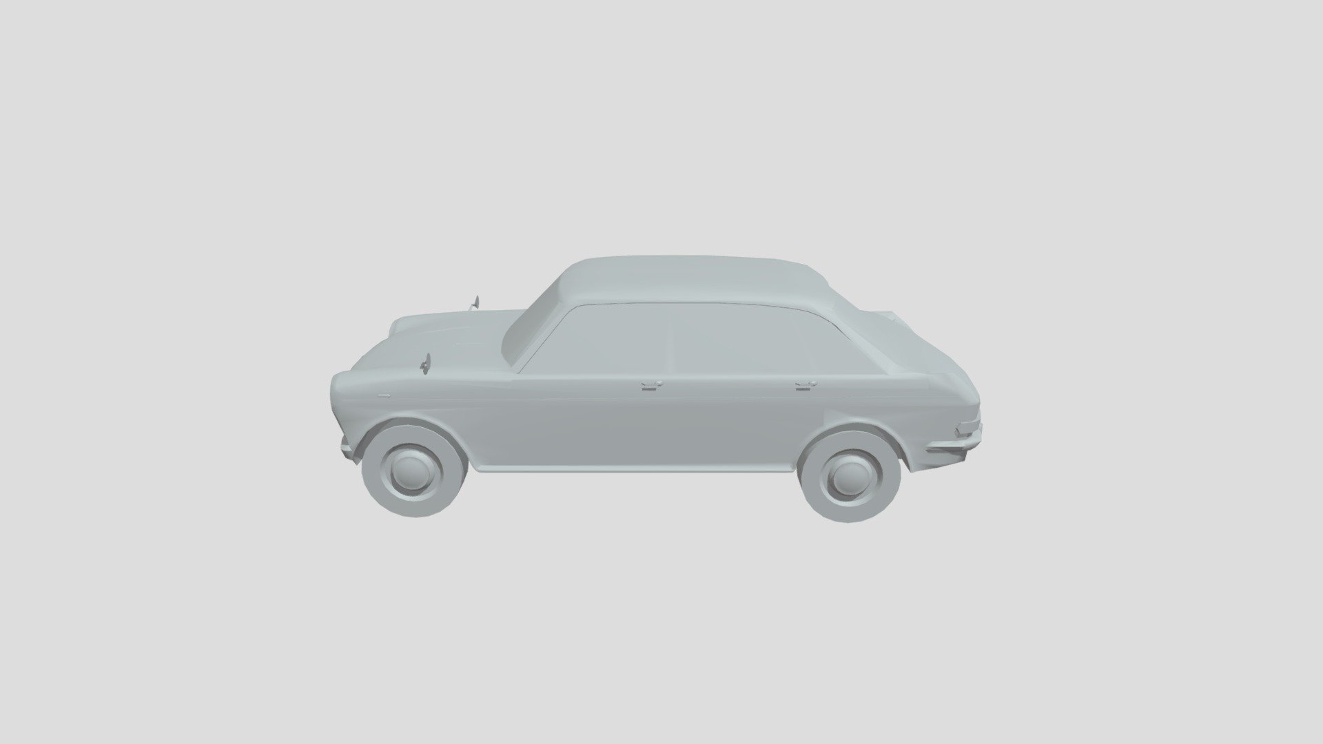 Morris 1800 Mark I 1966 lowpoly for 3D-printing, - Download Free 3D ...